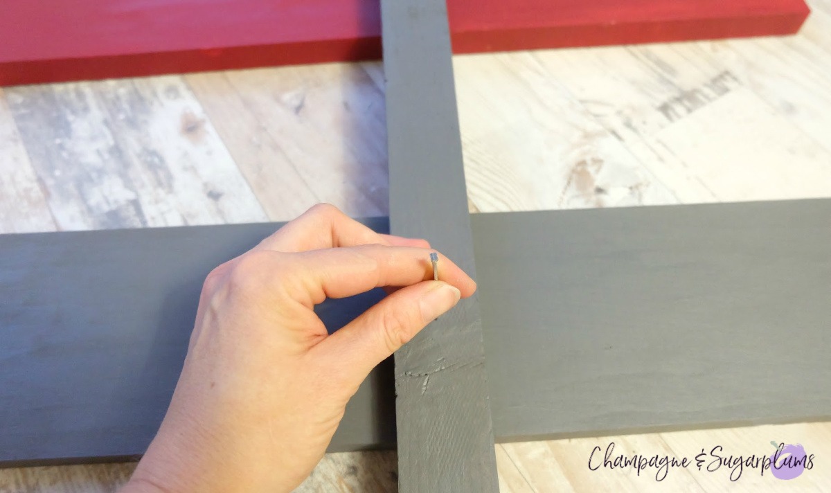 Personalized DIY Outdoor Christmas Wood Sign Post - Champagne and ...