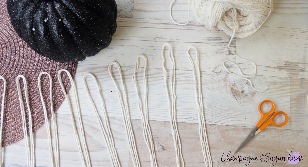 How to Make a Macrame Pumpkin Cover - Champagne and Sugarplums