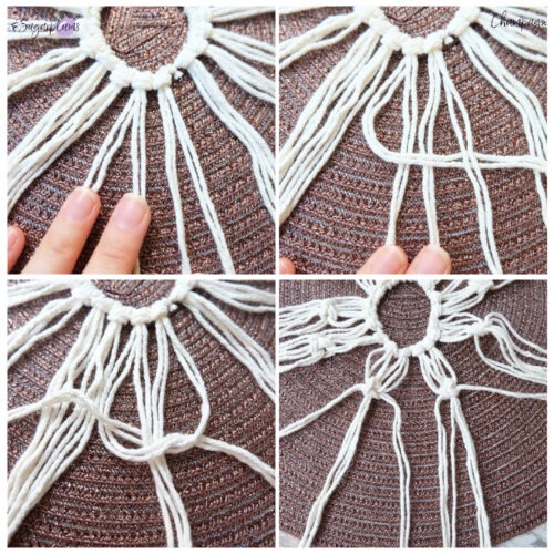 How to Make a Macrame Pumpkin Cover - Champagne and Sugarplums