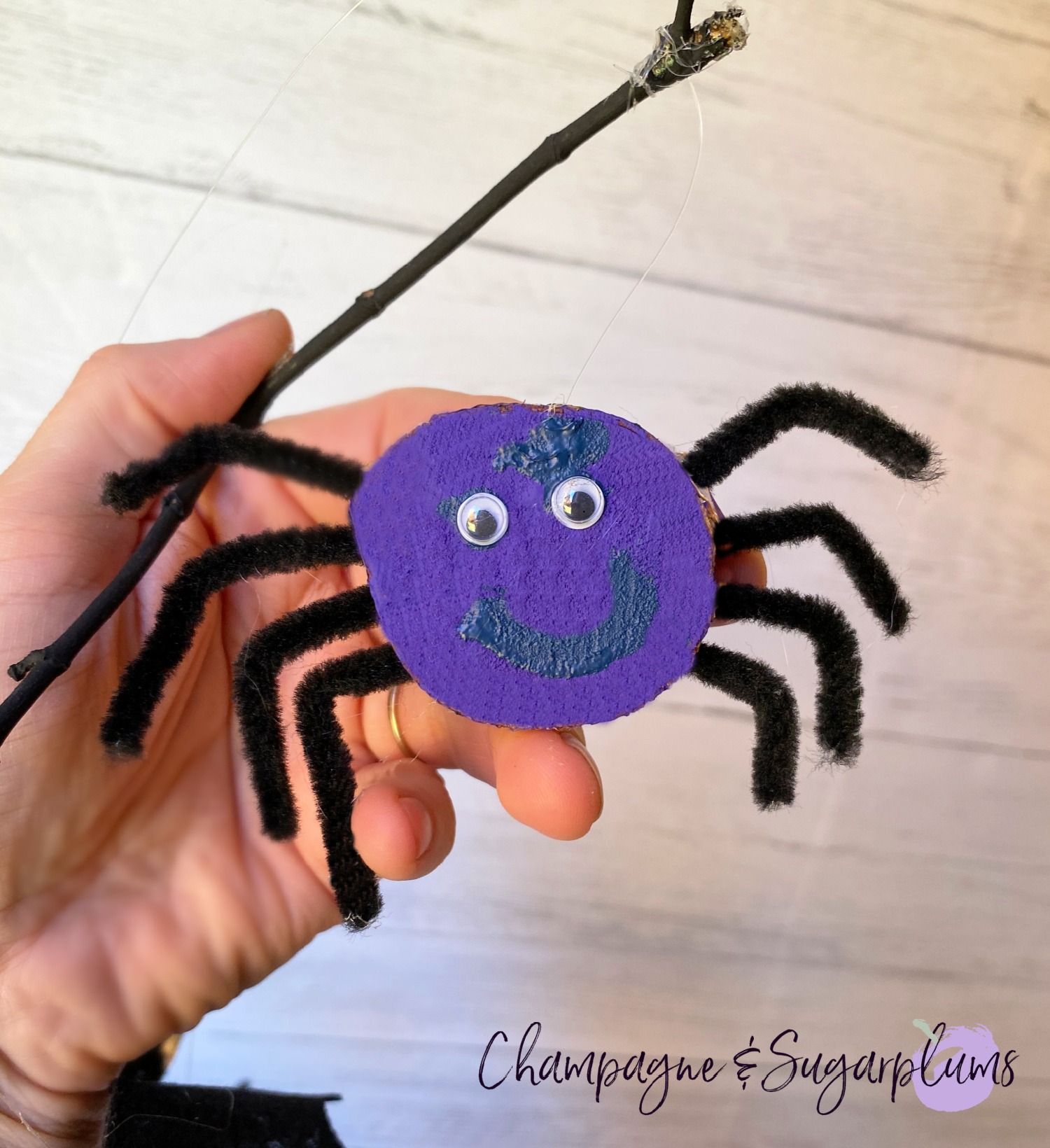 Dancing Bats and Spiders Halloween Kids Craft - Champagne and Sugarplums