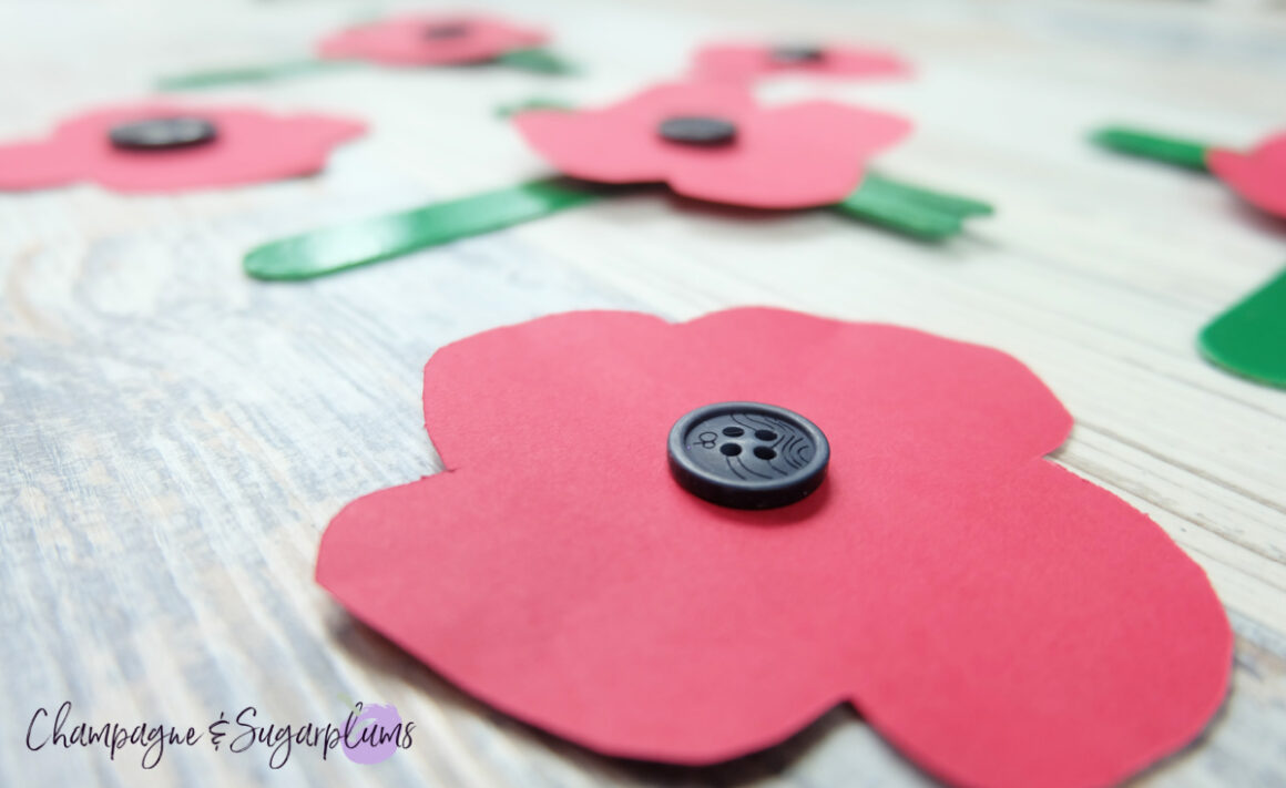 Popsicle Stick Poppy Kids Craft - Champagne and Sugarplums