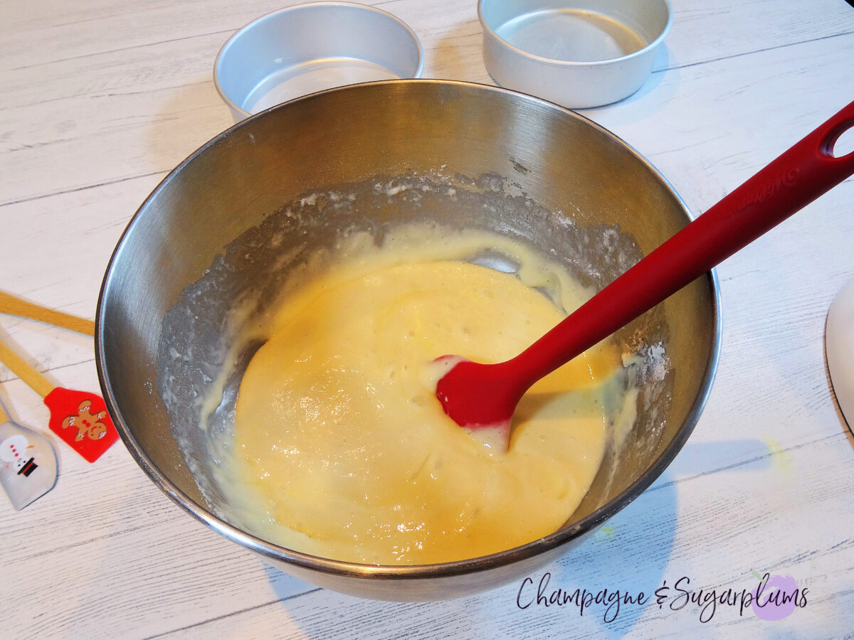 New Year's Celebration Champagne Cake - Champagne and Sugarplums
