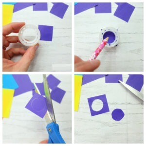 Fun and Easy Confetti Wall Decoration - Champagne and Sugarplums