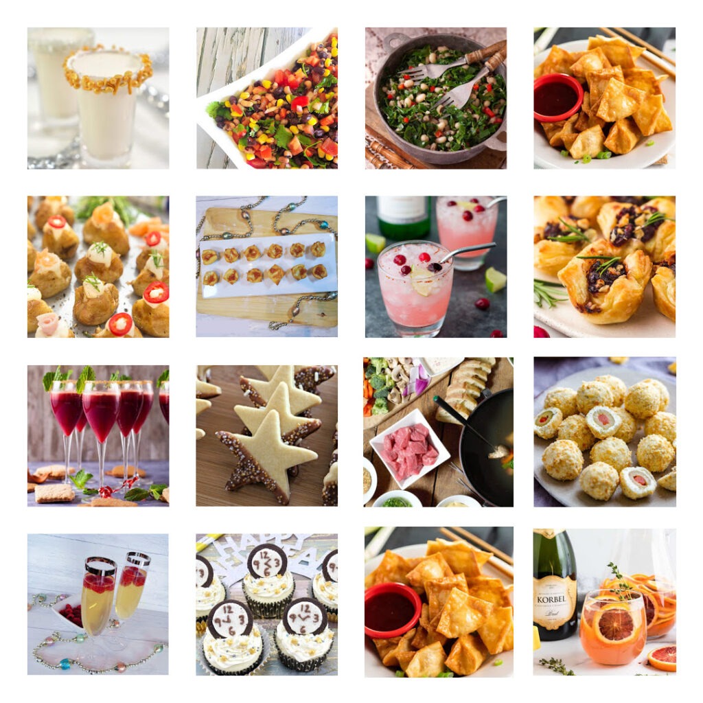 The Ultimate List of New Year's Eve Recipe Ideas - Champagne and Sugarplums