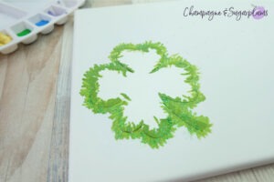 Shamrock Rainbow Fingerprint Kids Craft - Champagne and Sugarplums
