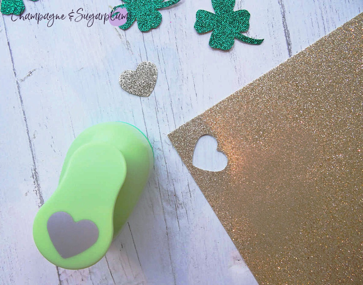 St. Patrick's Day Clover Canvas - Champagne and Sugarplums