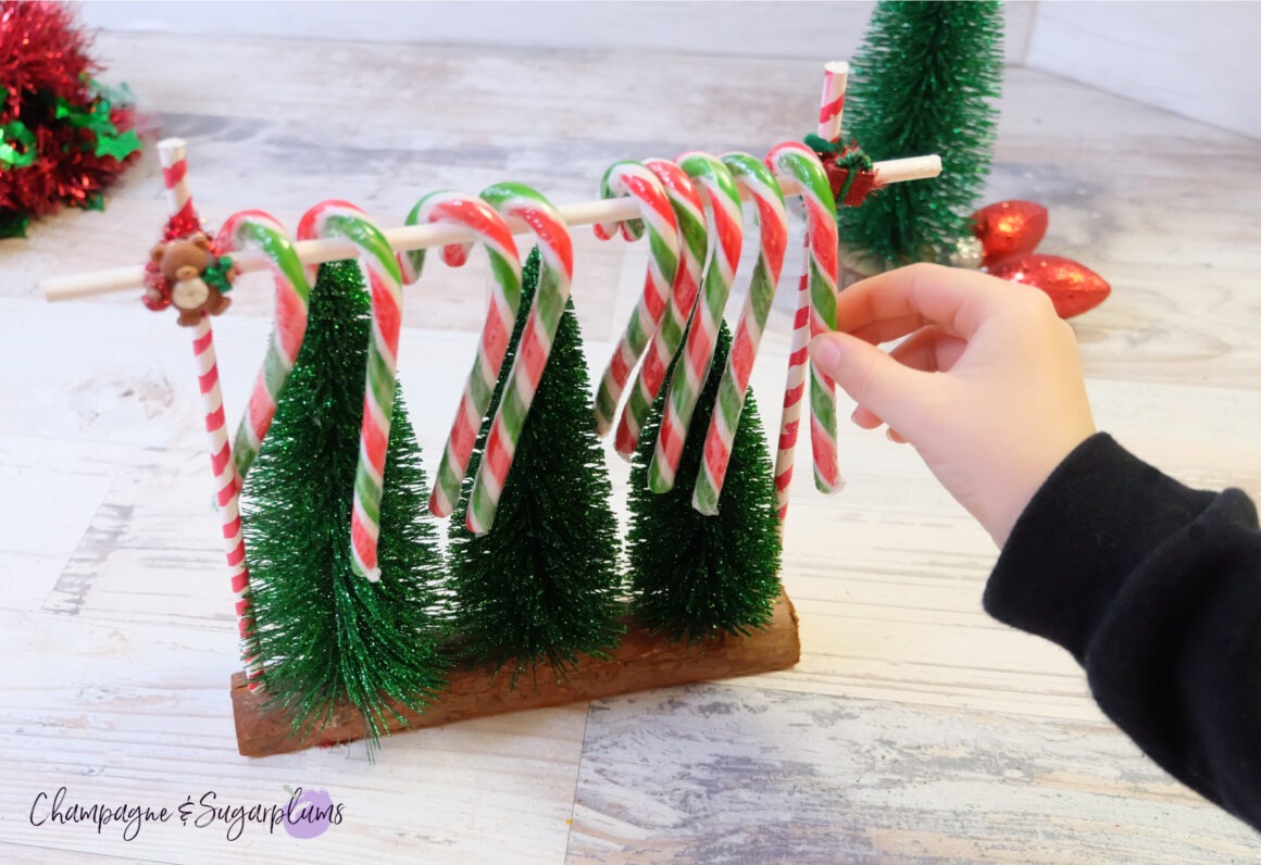 Easy DIY Candy Cane Holder! - Champagne and Sugarplums