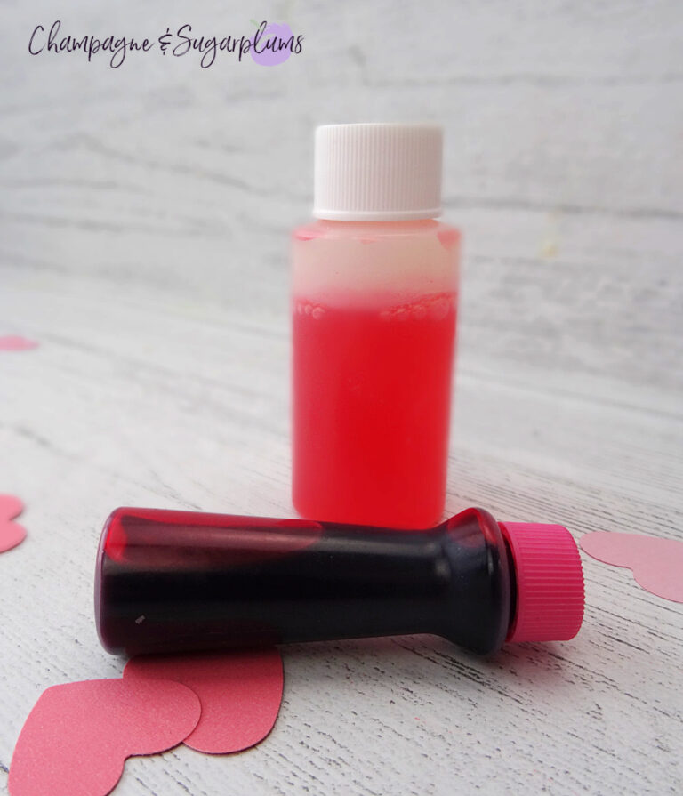 Easy Volcano Valentine with Free Printable - Champagne and Sugarplums