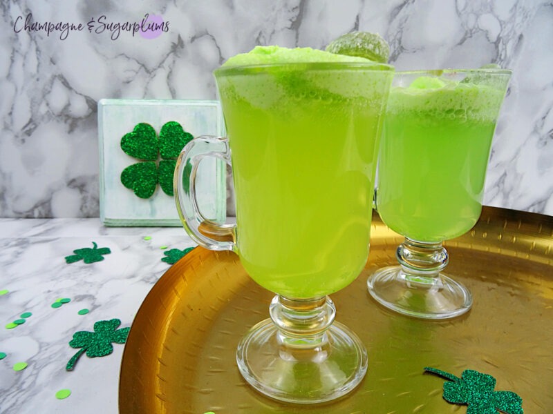 Lucky Lychee Mocktail - Champagne and Sugarplums