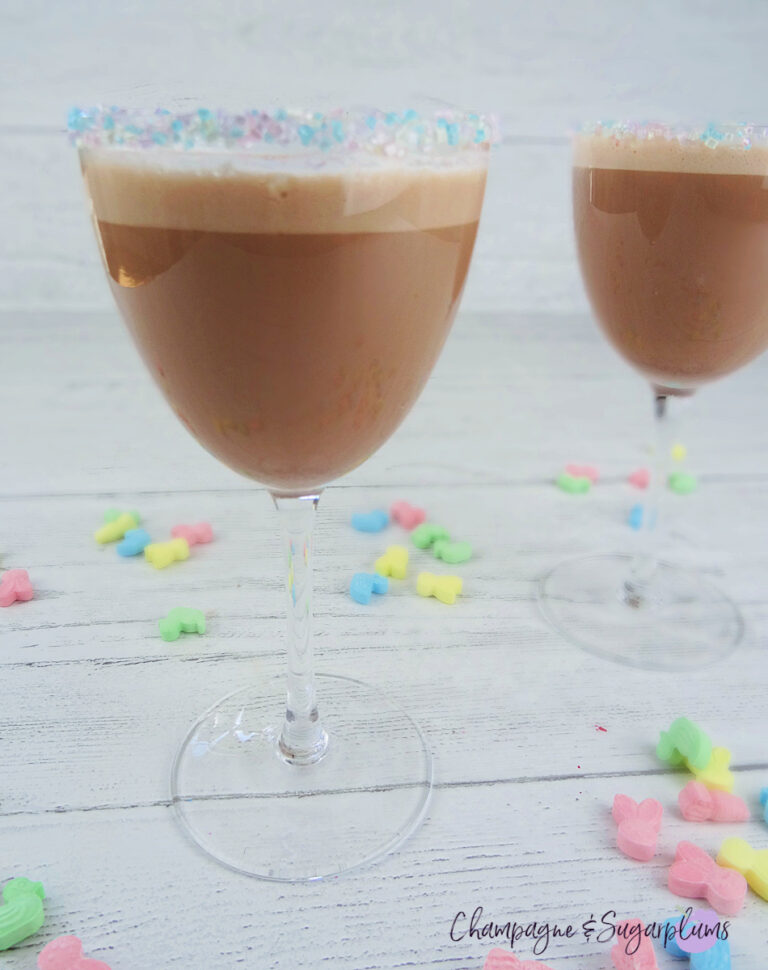 Marshmallow Fluff Mocktail - Champagne and Sugarplums