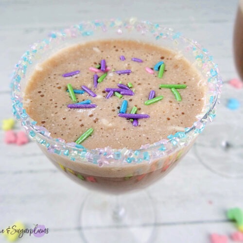 Marshmallow Fluff Mocktail - Champagne and Sugarplums