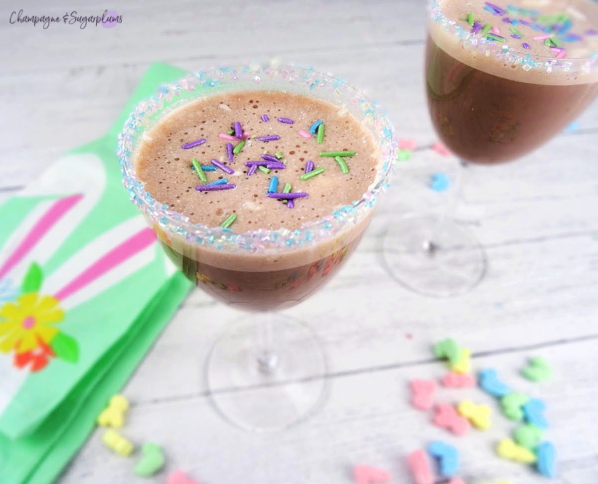Marshmallow Fluff Mocktail - Champagne and Sugarplums