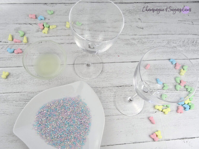 Marshmallow Fluff Mocktail - Champagne and Sugarplums