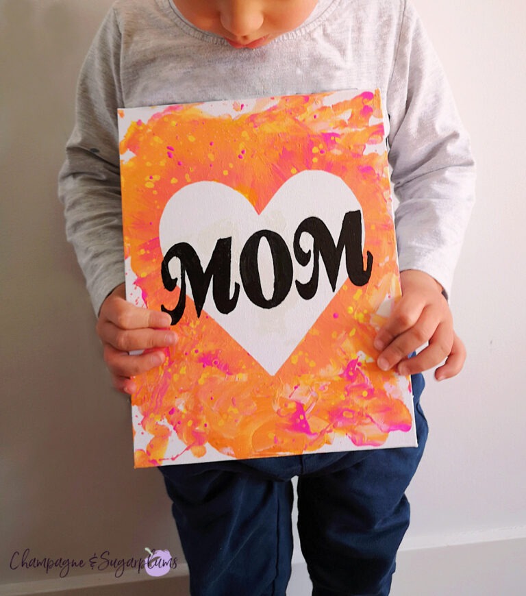Kid's Craft: Mother's Day Heart - Champagne and Sugarplums