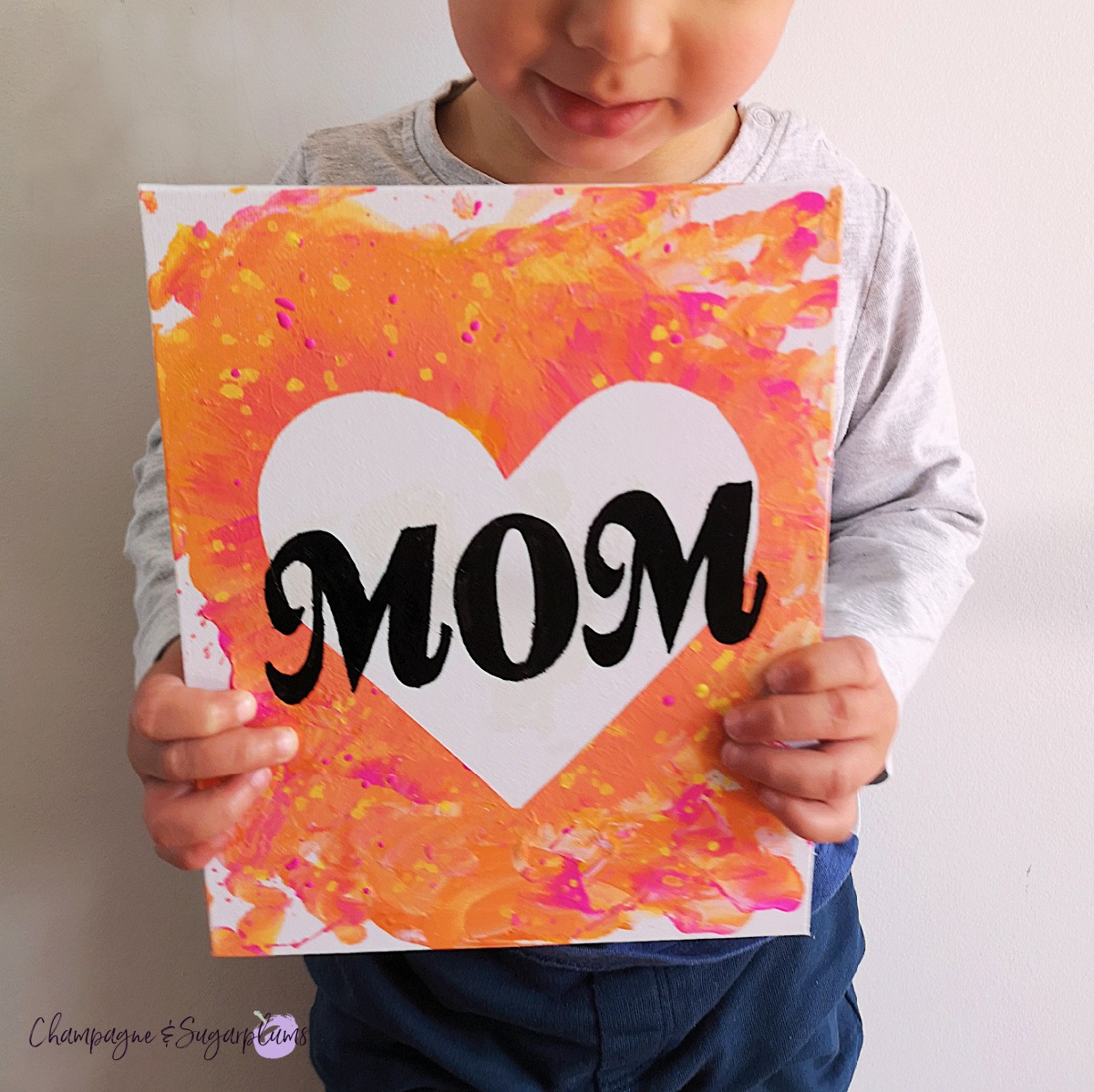 Kid's Craft: Mother's Day Heart - Champagne and Sugarplums
