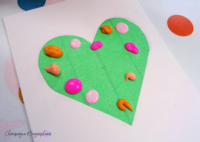 Kid's Craft: Mother's Day Heart - Champagne and Sugarplums