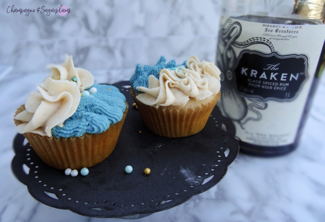 Spiced Rum Cupcakes - Champagne and Sugarplums