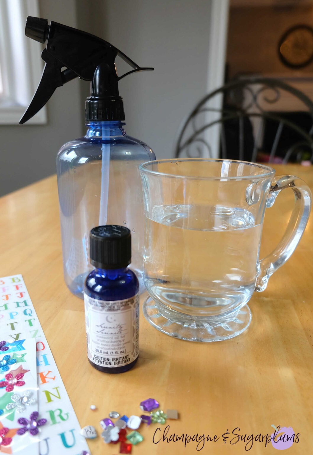 DIY Magic Monster Spray - Champagne and Sugarplums