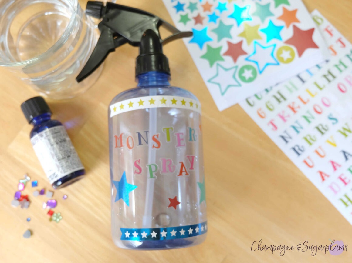 DIY Magic Monster Spray - Champagne and Sugarplums