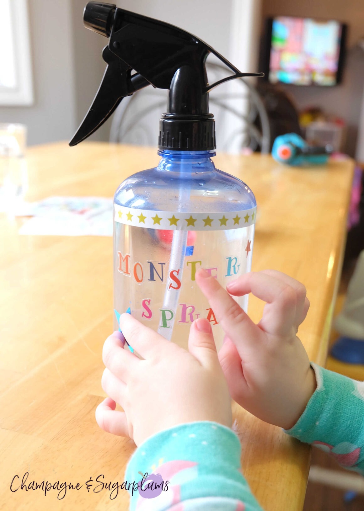 DIY Magic Monster Spray - Champagne and Sugarplums