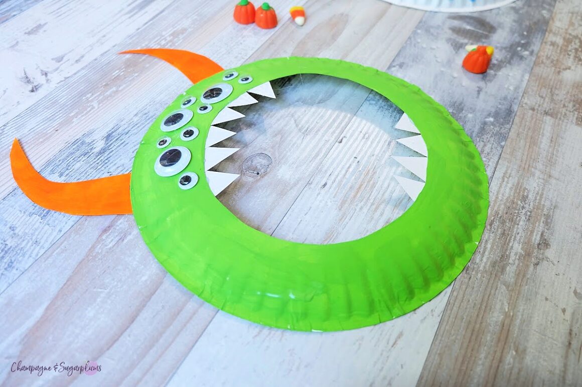 Paper Plate Monsters {Kids Craft} - Champagne and Sugarplums