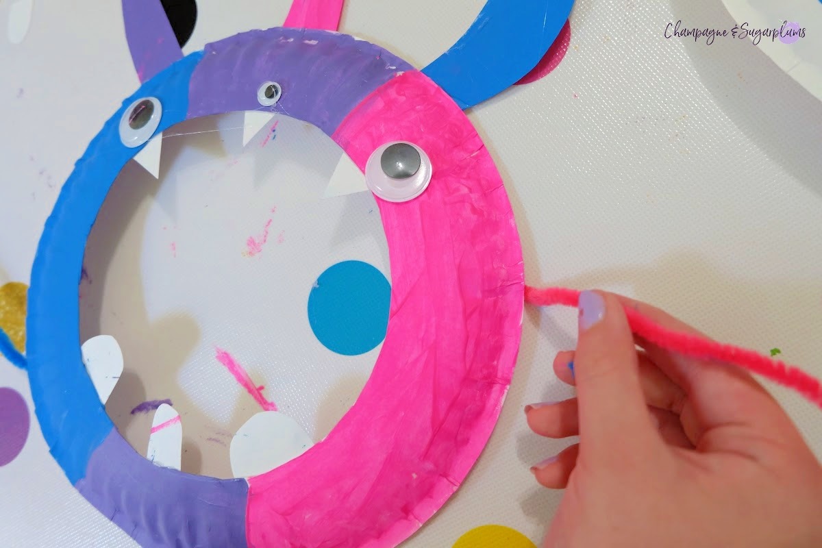 Paper Plate Monsters {Kids Craft} - Champagne and Sugarplums