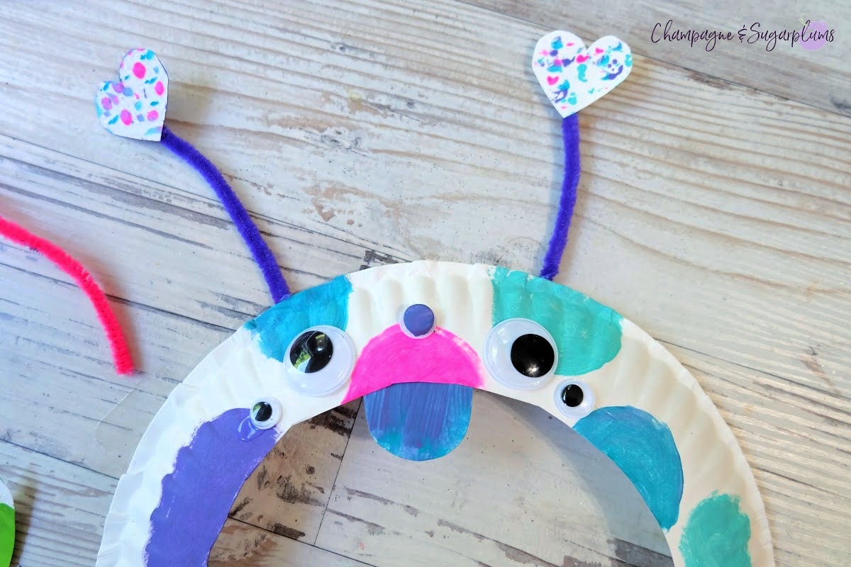 Paper Plate Monsters {Kids Craft} - Champagne and Sugarplums